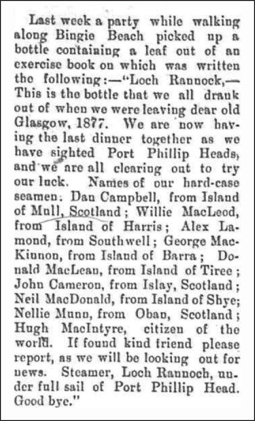 Rare Message in a Bottle Found on Bingie Beach – 100 Years Ago ...